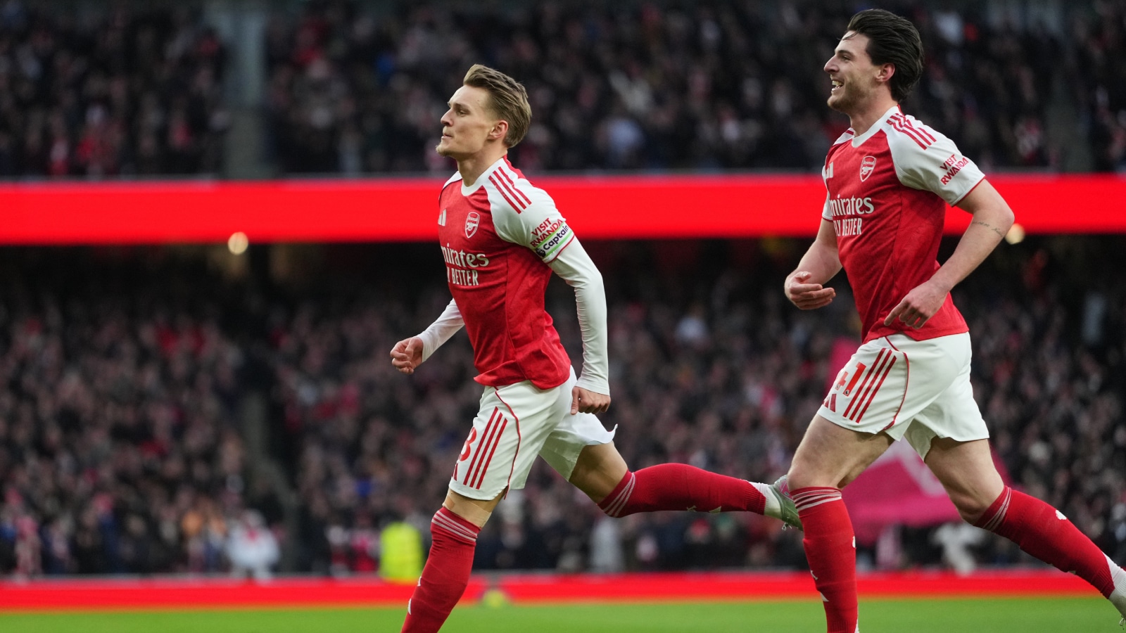 Premier League: Odegaard back on target as Arsenal beat Brighton 2-1 to ...