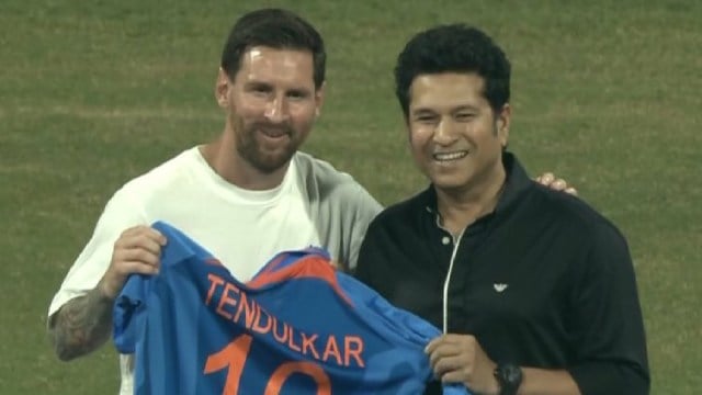 Lionel Messi GOAT Tour of India Live Updates: Lionel Messi meets Sachin ...