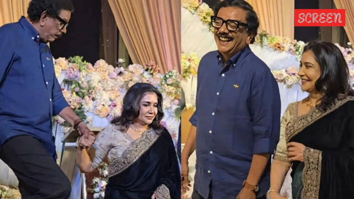 Priyadarshan holds hands with ex-wife Lissy at Sibi Malayil’s son’s ...