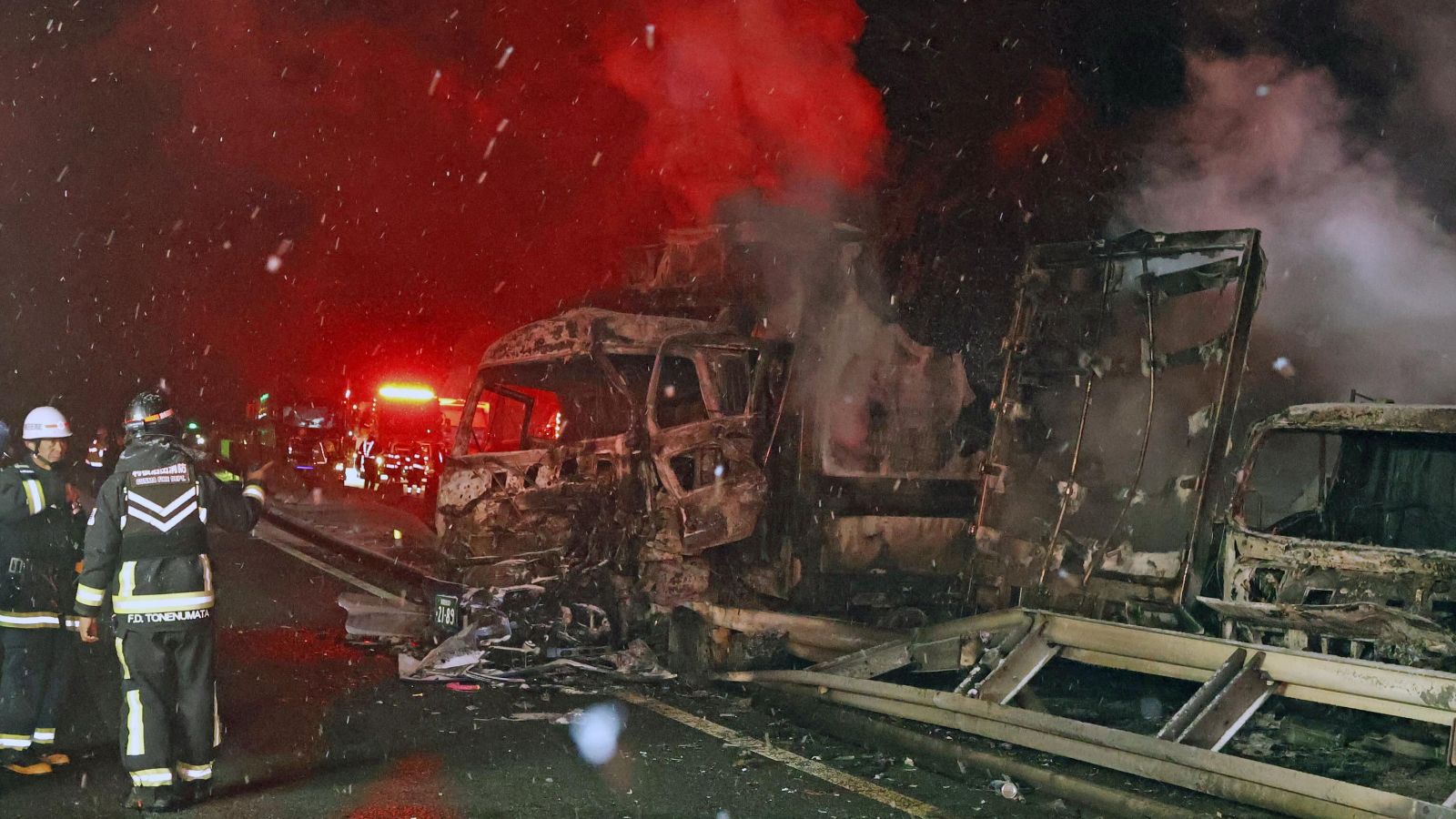 Japan highway accident:1 dead and 26 injured in snow crash on Kan-etsu ...