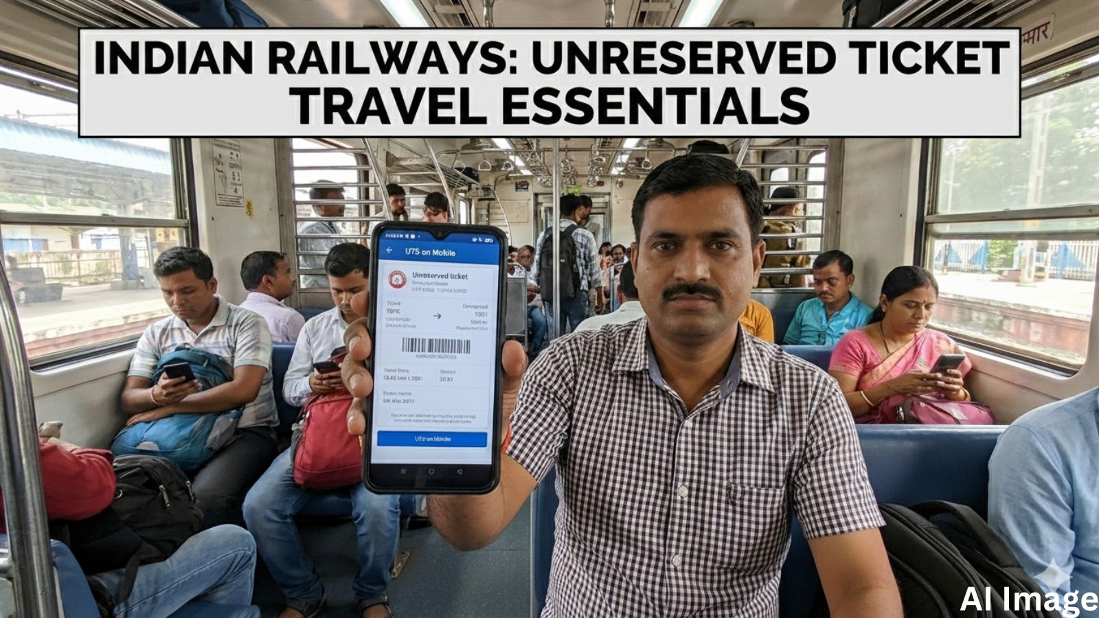 Indian Railways unreserved ticket booking rules explained: Online ...
