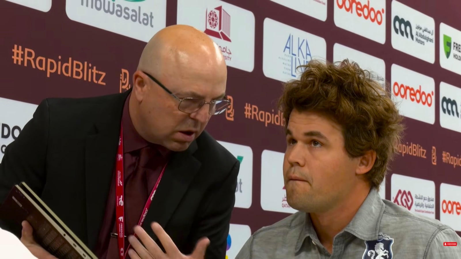Magnus Carlsen loses by forfeit after another accident with pieces at ...