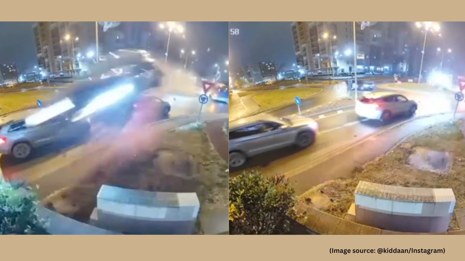 Mercedes flies over buses after driver faints behind the wheel in ...