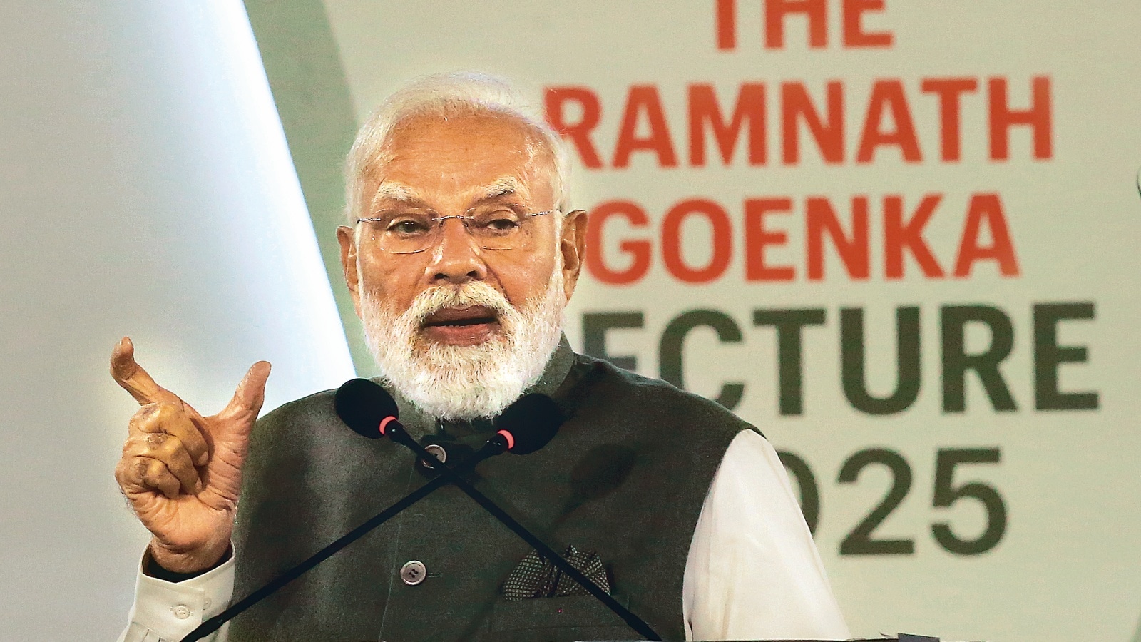 Ramnath Goenka Lecture: ‘Bharat Impatient’ | India News - The Indian ...