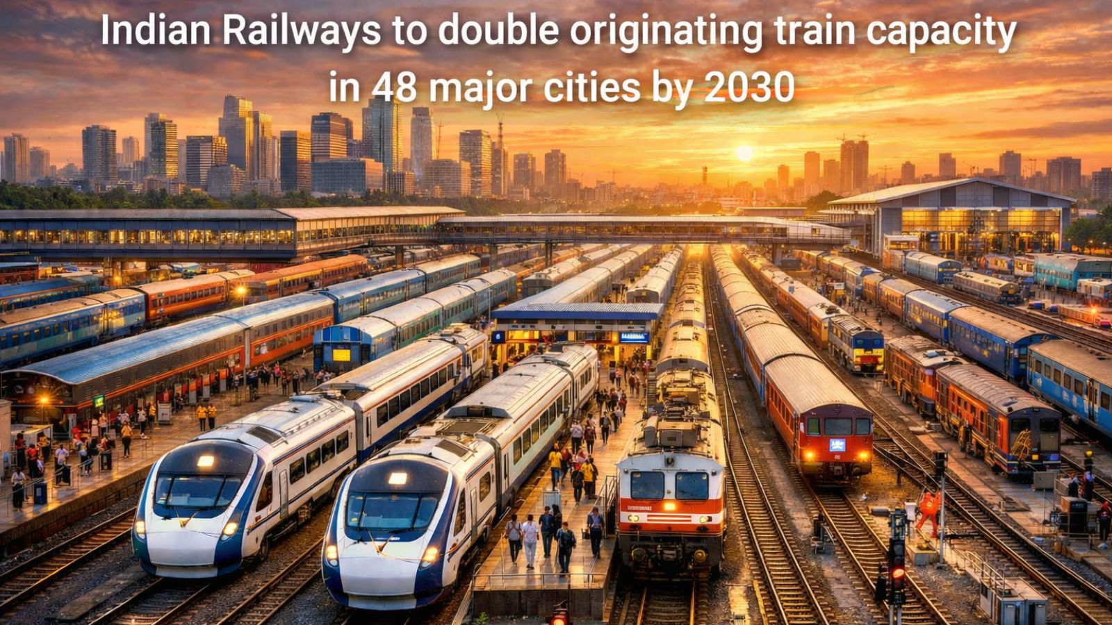 Indian Railways vision 2030: Originating train capacity to double in 48 ...