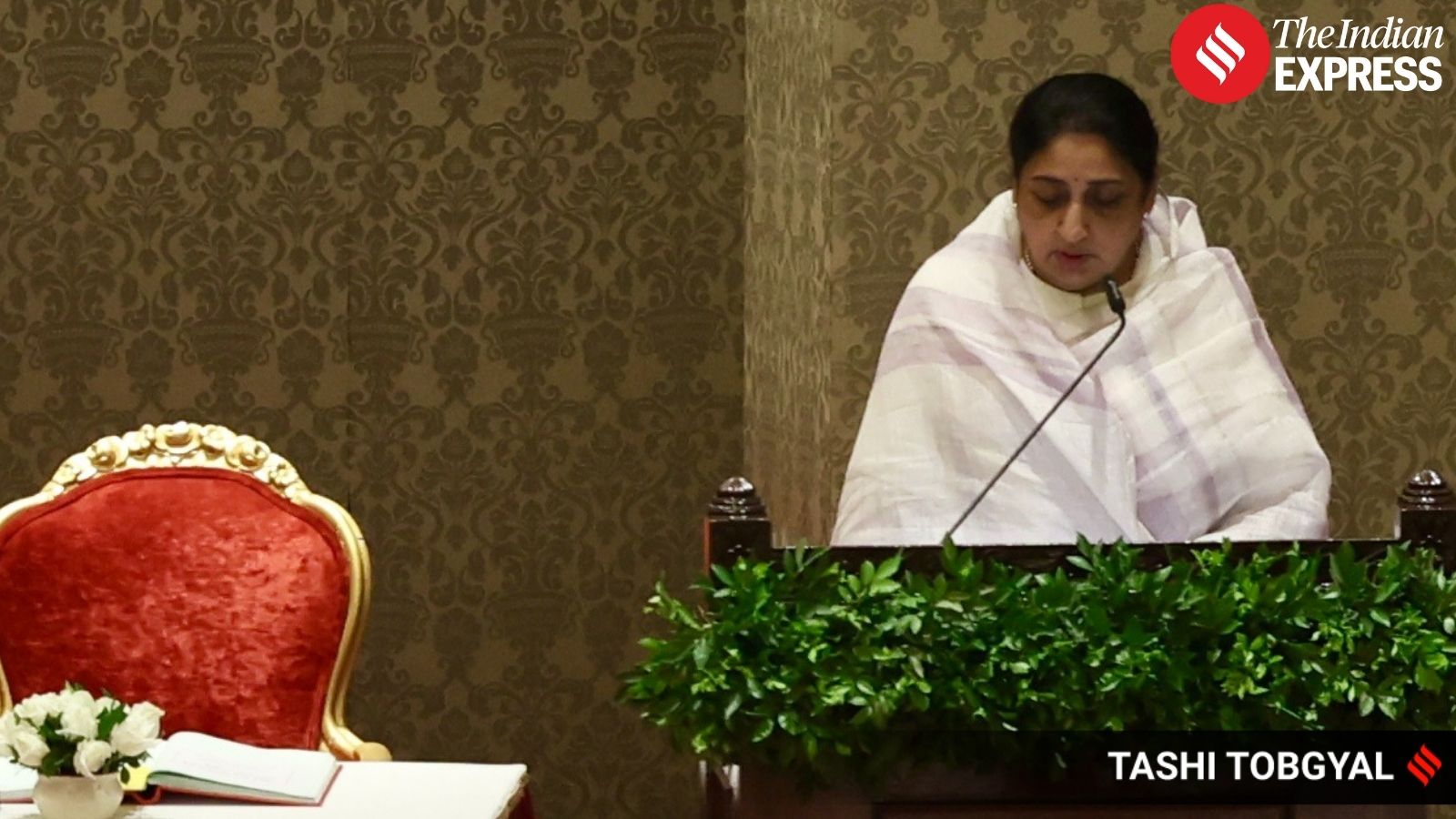 In Pictures: Sunetra Pawar sworn in as Maharashtra’s first woman DyCM