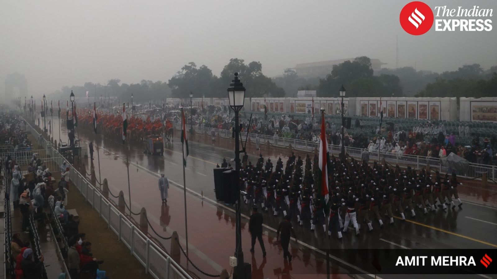 Republic Day Parade full-dress rehearsal held at Kartavya Path amid rain