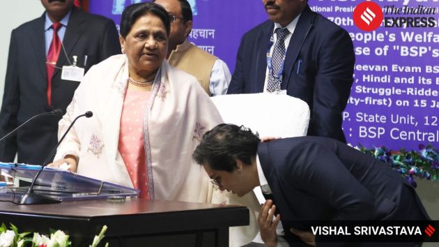 Short circuit disrupts Mayawati’s 70th birthday PC at BSP HQ, Lucknow