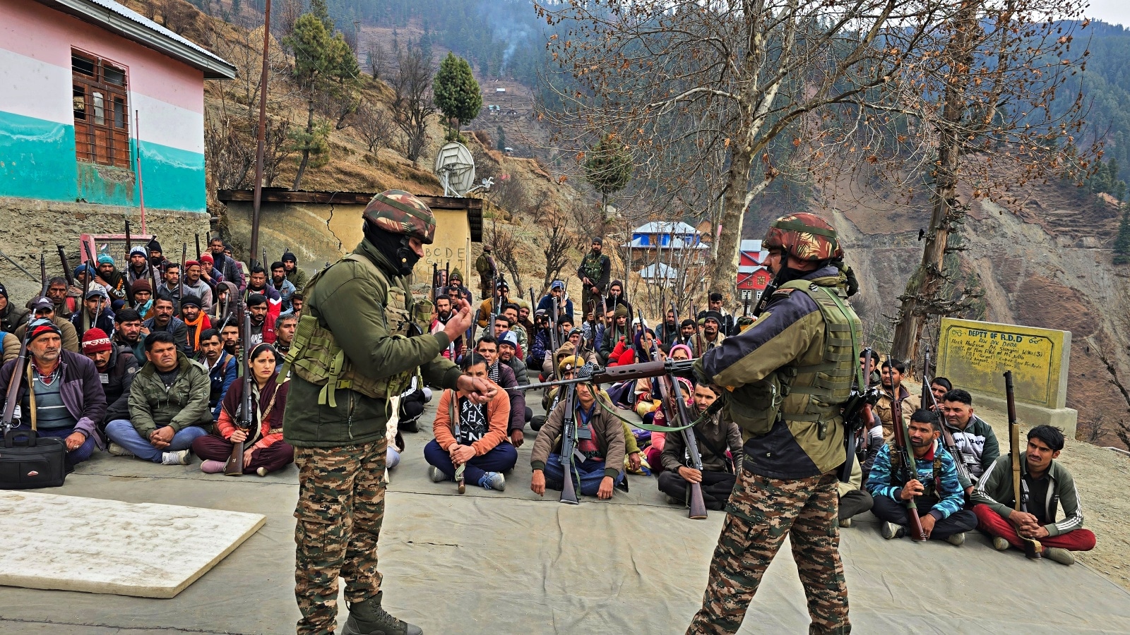 How security forces are equipping residents of remote villages with ...