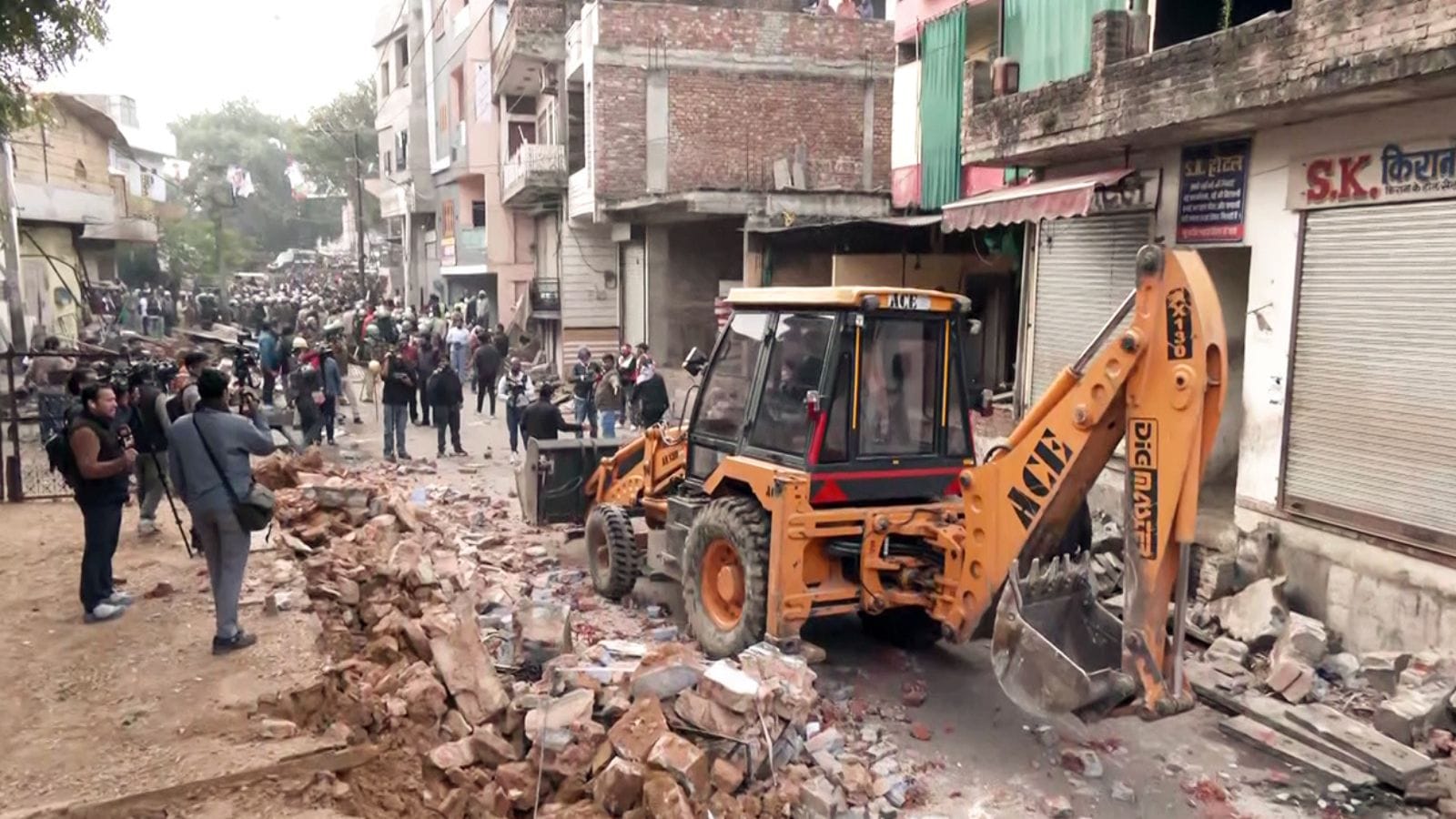 After violence, bulldozers raze ‘illegal structures’ in Rajasthan’s ...