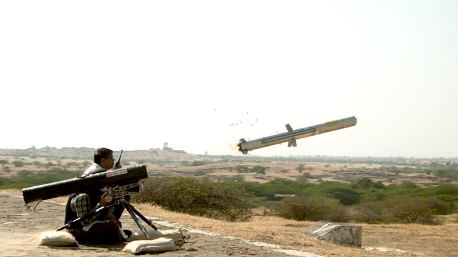 DRDO successfully flight-tests Man Portable Anti-Tank Guided Missile ...