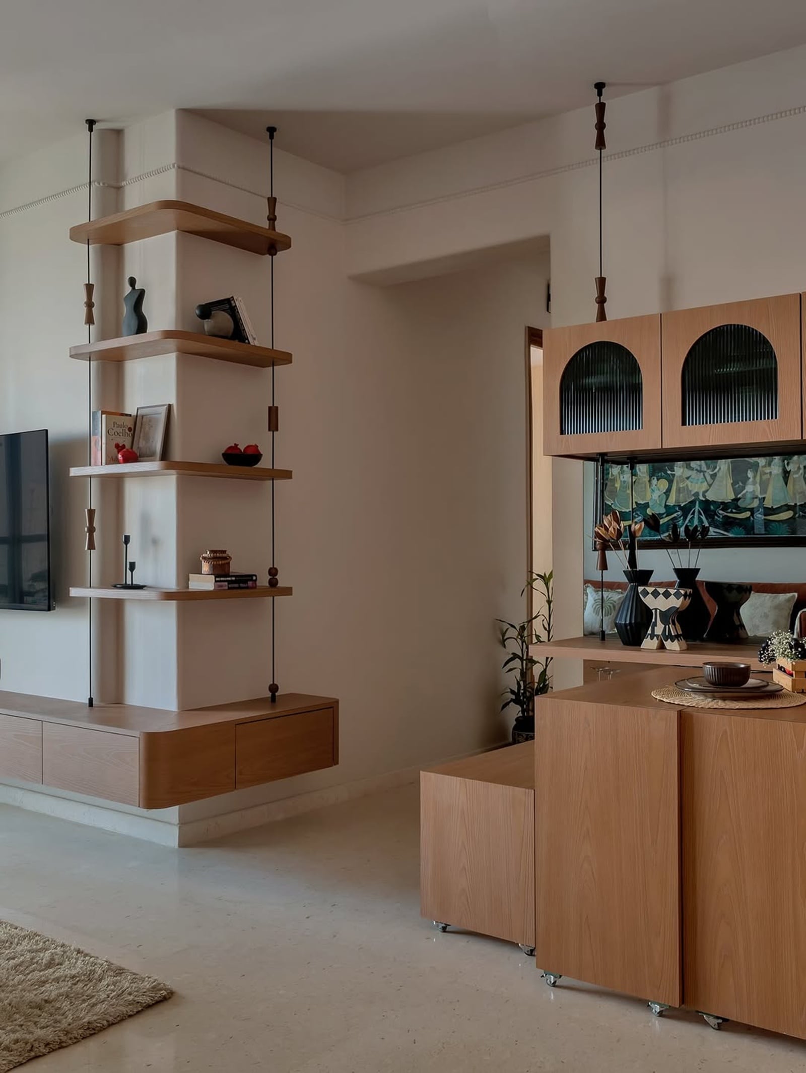 Inside Devoleena Bhattacharjee’s Mumbai home ‘Aarohanam’: A warm, art ...