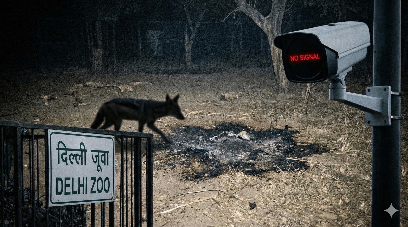 After jackal ‘burned alive’ at Delhi zoo, crucial CCTV feed missing ...