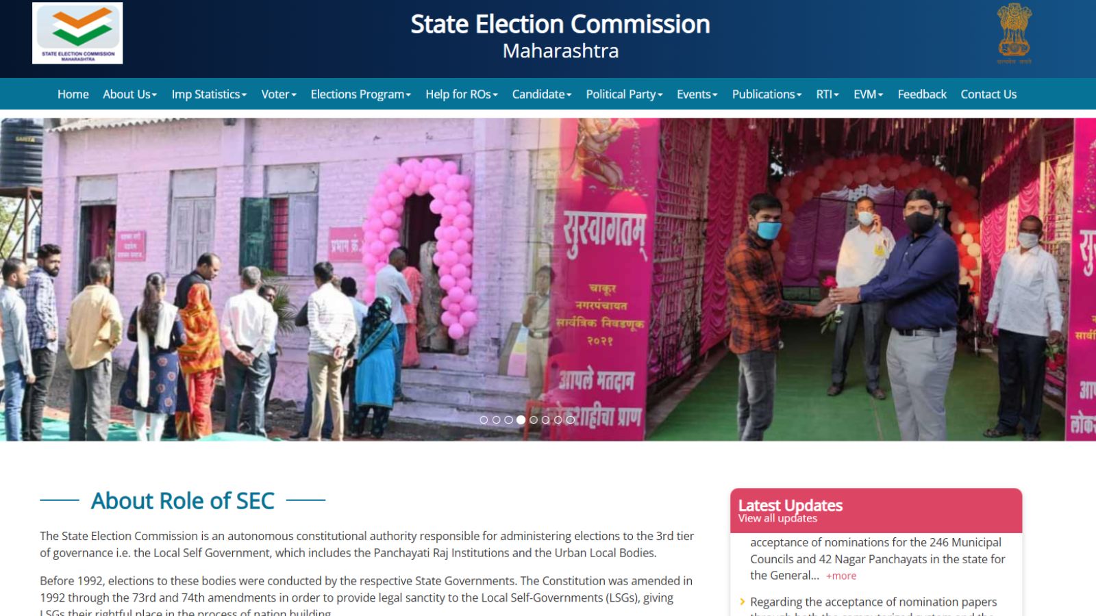 Maharashtra SEC State Election Commission Municipal Corporation ...