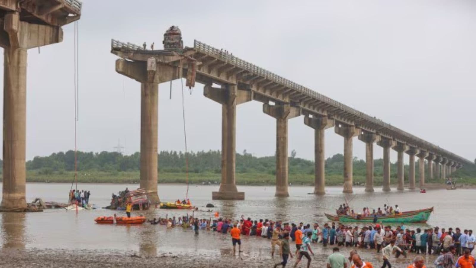 Gambhira bridge: migrant worker injured after falling from under ...