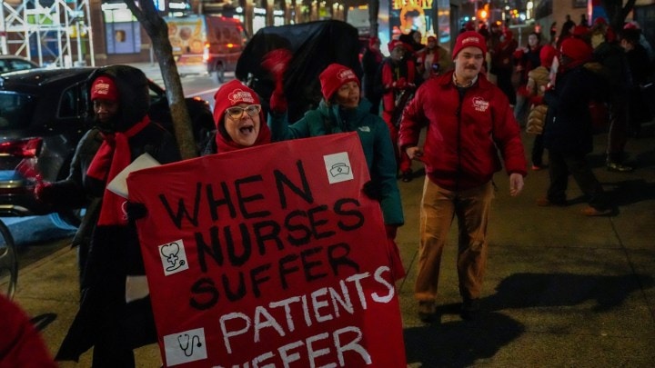 Nearly 15,000 nurses go on strike at major New York City hospitals ...