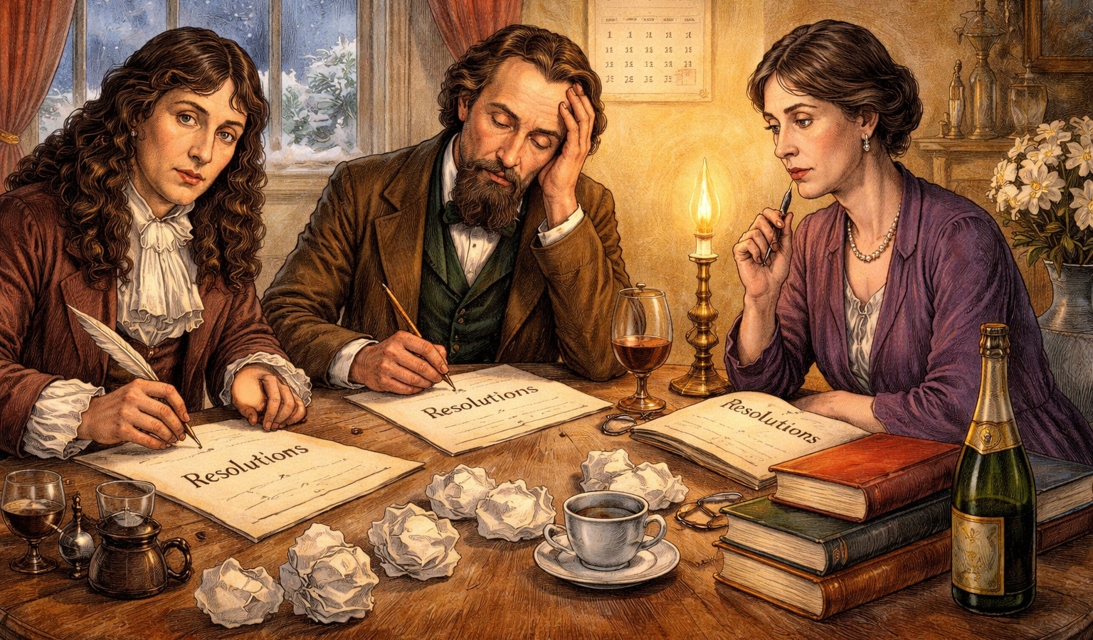 Resolved, again: On Dickens, Woolf, and the annual New Year resolution ...