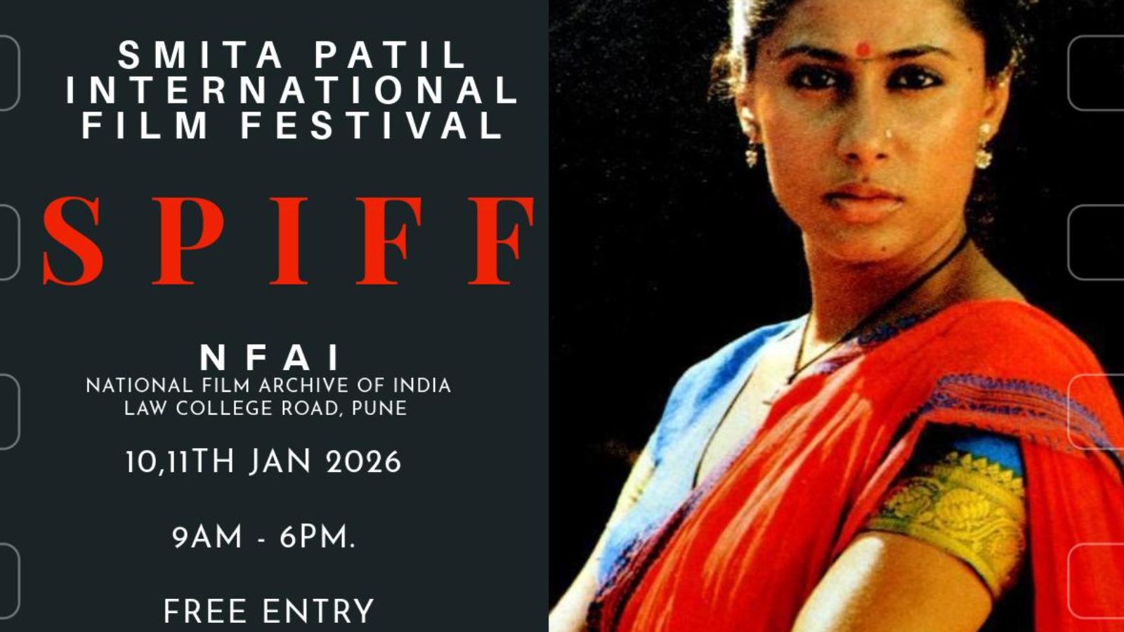 Smita Patil International Film Festival returns to Pune’s NFAI this weekend