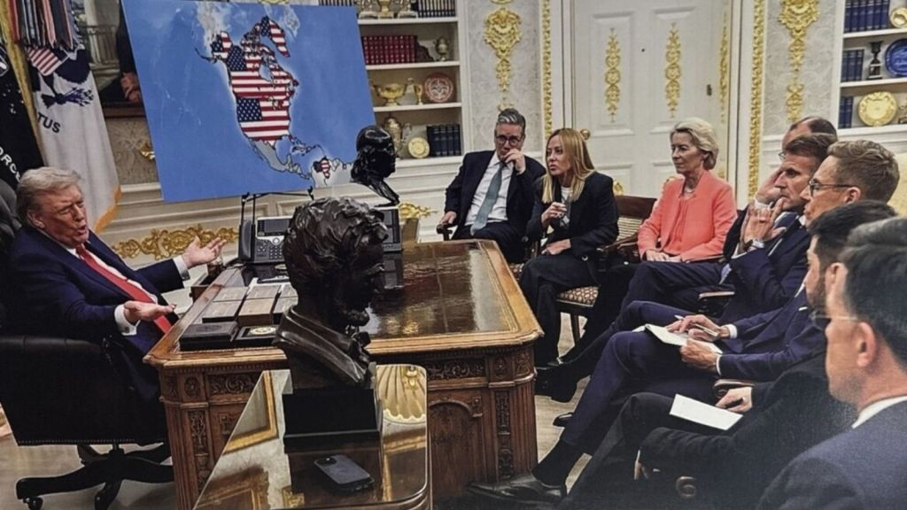 Donald Trump Shares Map Showing Canada Greenland As Part Of America
