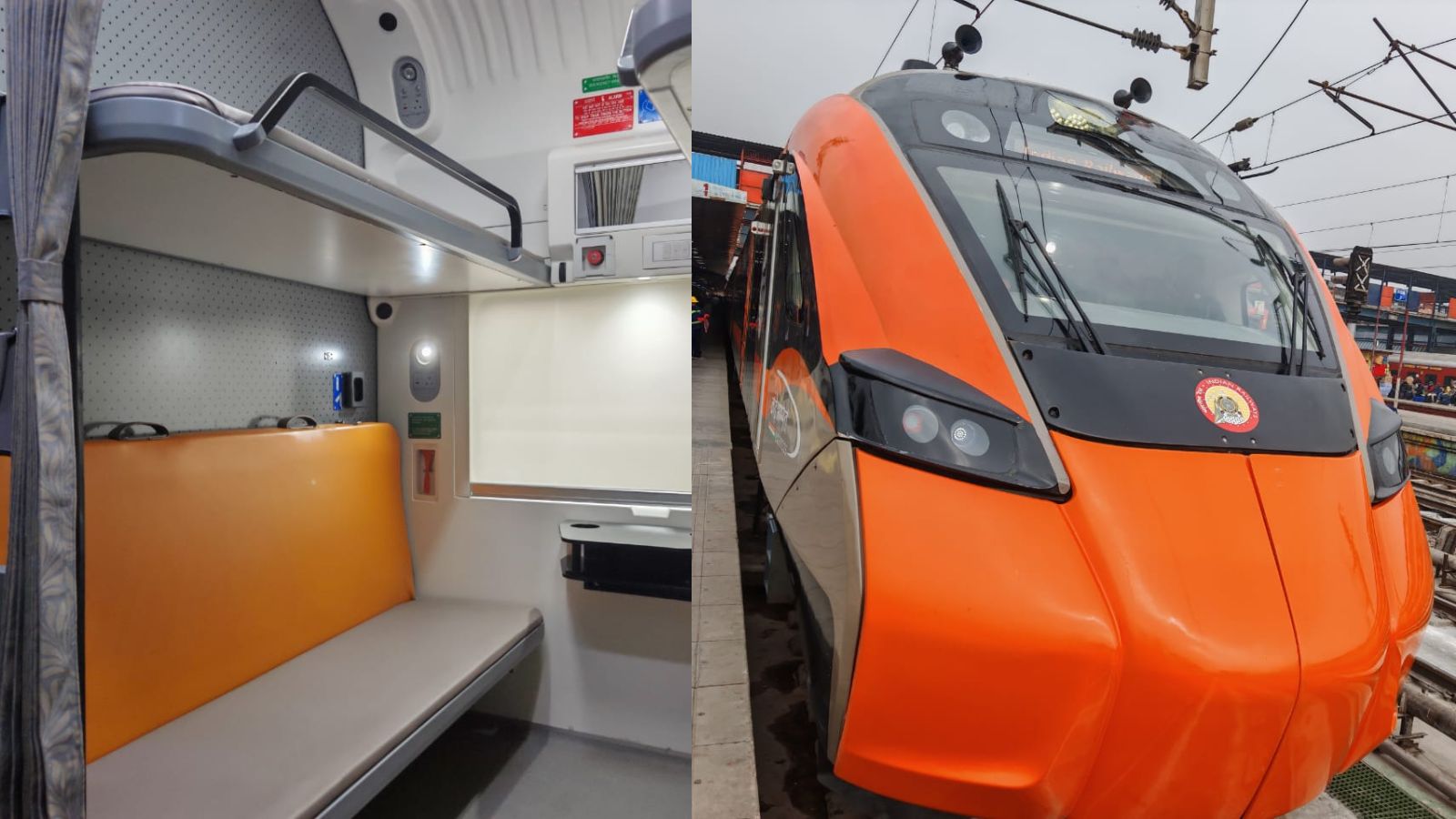 In Photos | First look of Howrah-Guwahati Vande Bharat Sleeper train ...