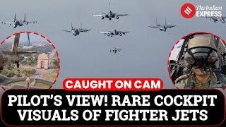 Republic day spectacle sneak peek of pilots cockpit during flypast for ...