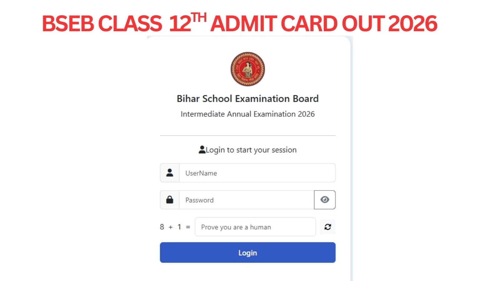 BSEB Bihar Board Class 12th: Admit Cards out at intermediate ...