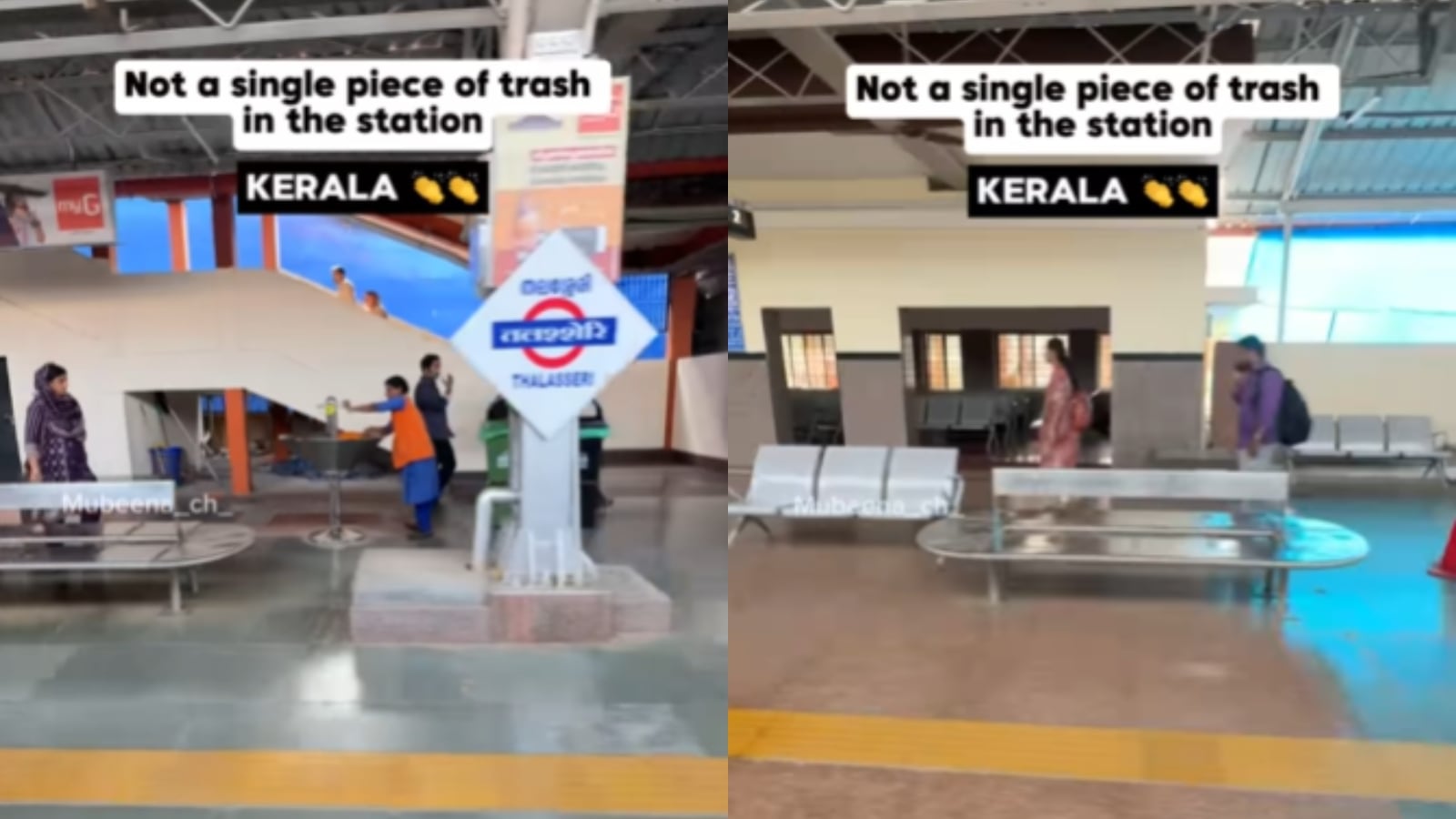 ‘Not a single piece of trash’: Video of spotless Kerala railway station ...