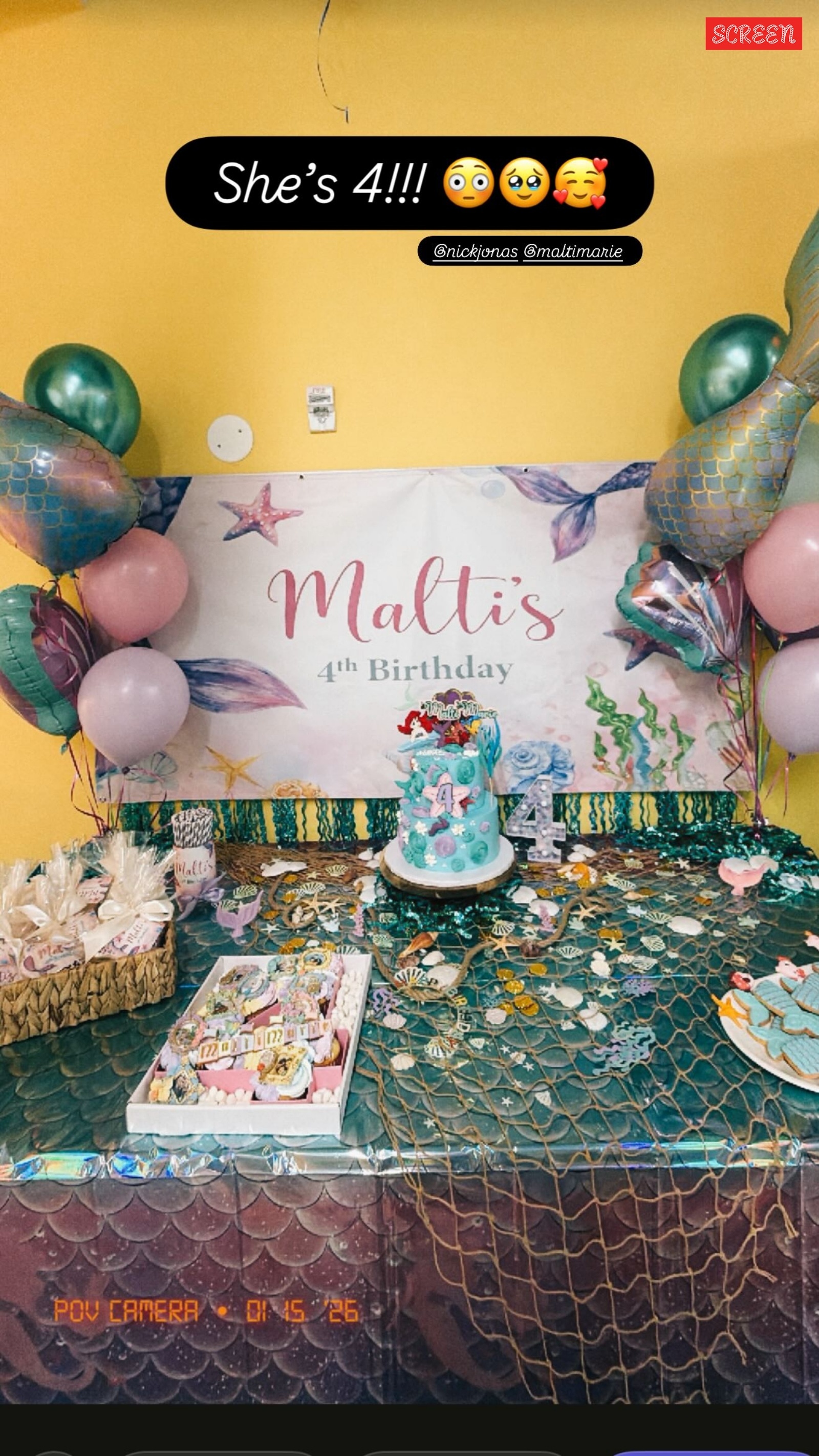 Priyanka Chopra shares glimpses from daughter Malti’s mermaid-themed ...