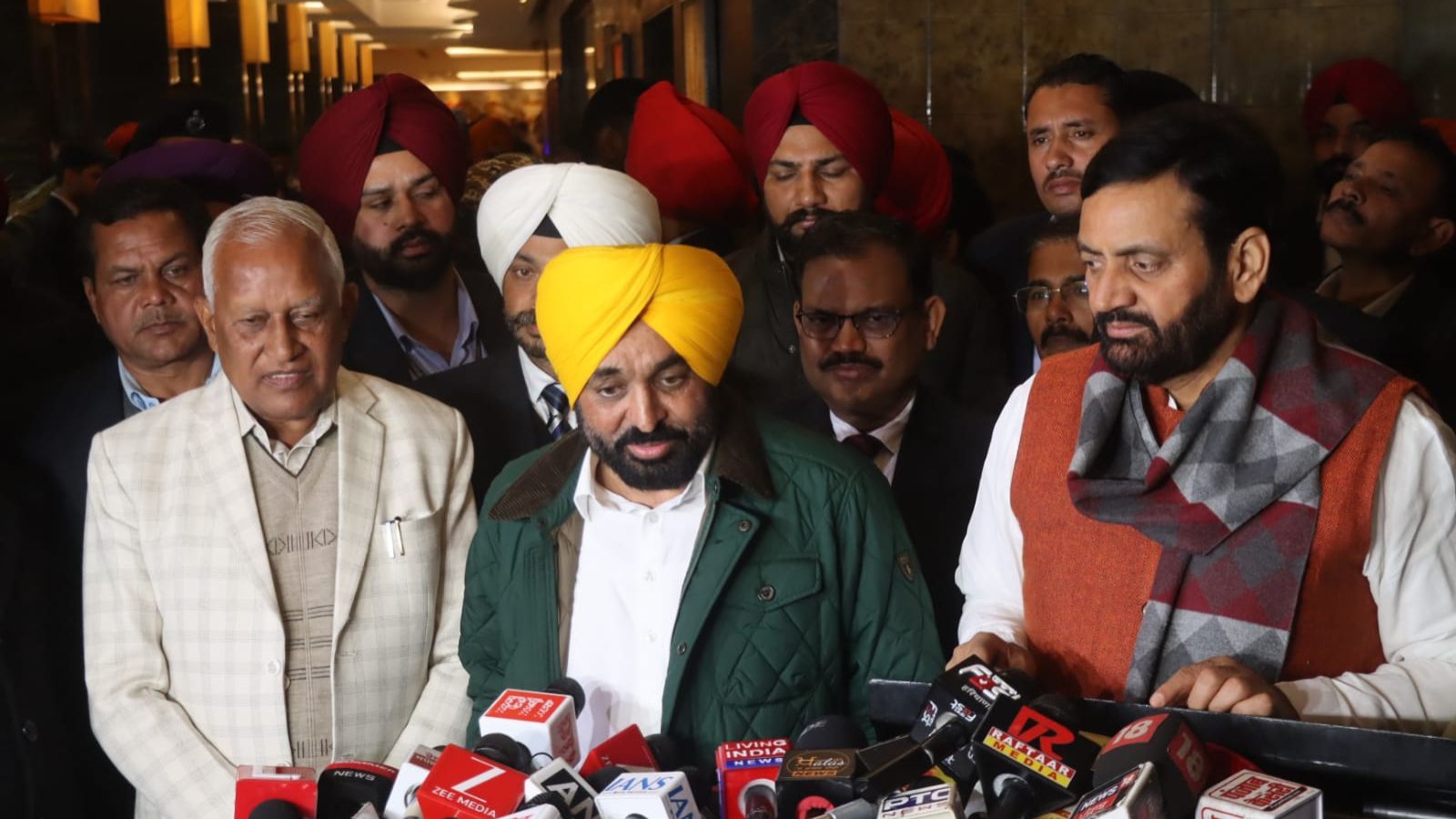 Meeting Over SYL Canal: Mann invokes Bhai Kanhaiya, says Haryana ‘our ...