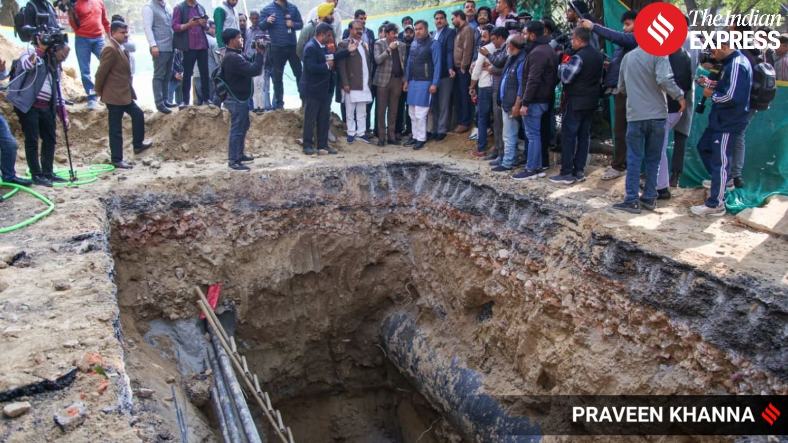Minister Parvesh Verma visits Janakpuri site where biker died after ...