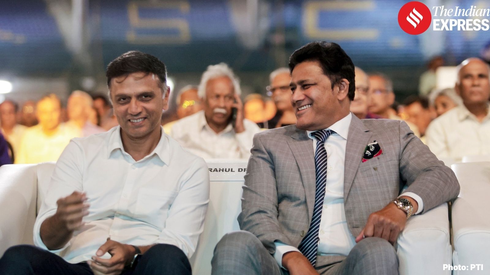 KSCA renames two stands at M. Chinnaswamy Stadium after Dravid, Kumble ...