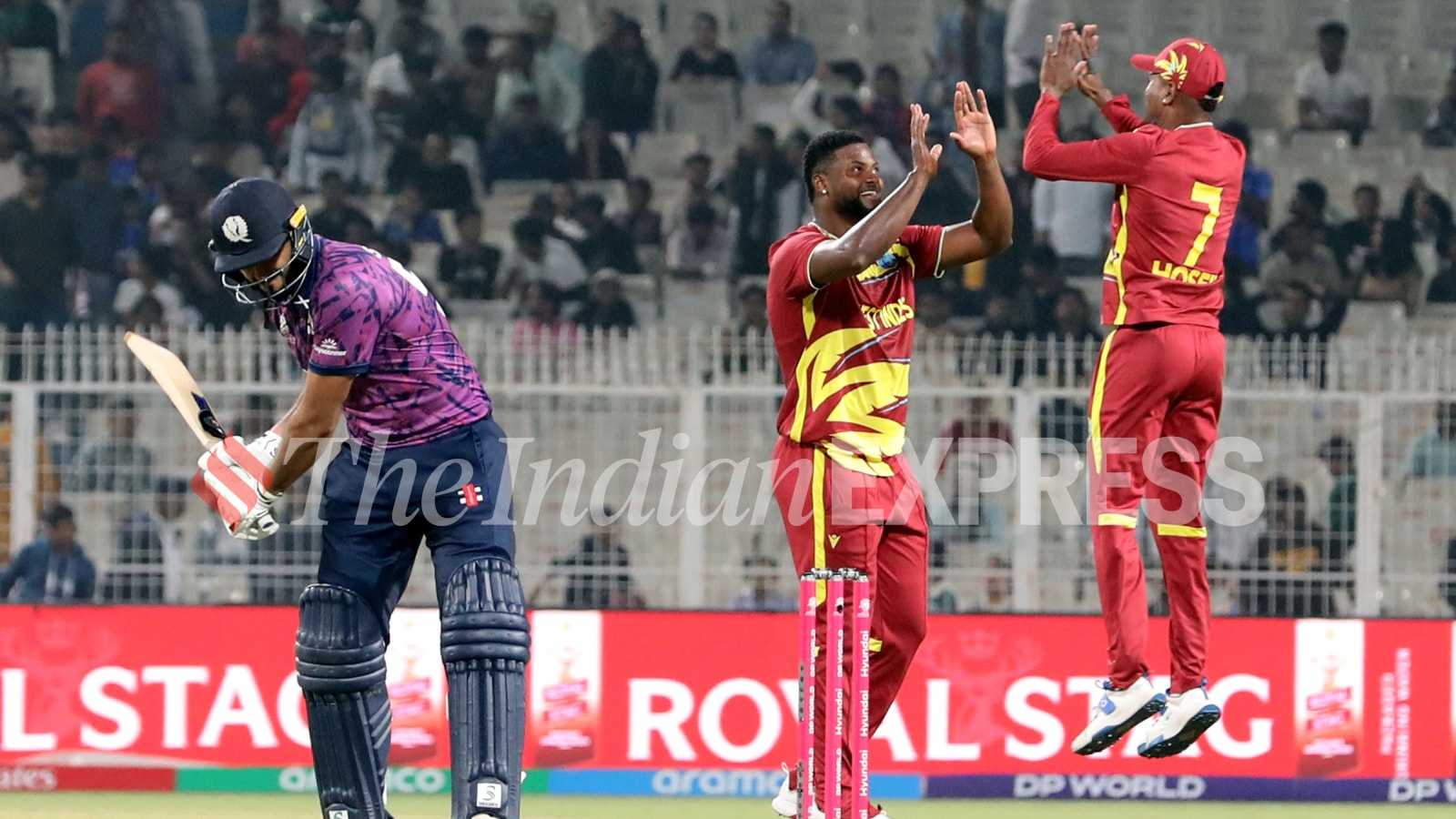 Romario Shepherd becomes first West Indian to take a T20 World Cup hat ...
