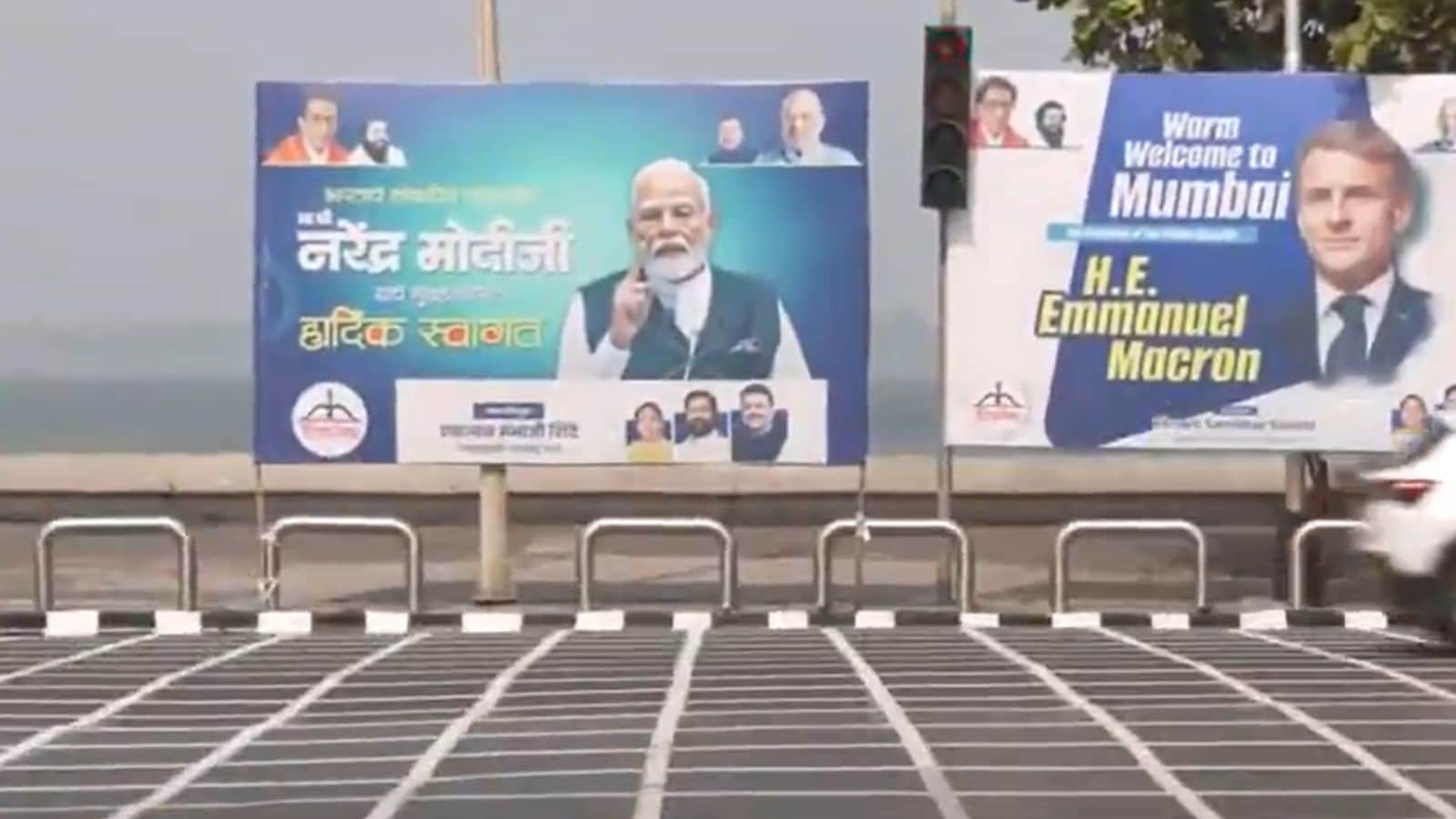 Heavy vehicles barred on WEH ahead of Modi Macron visit; traffic curbs ...