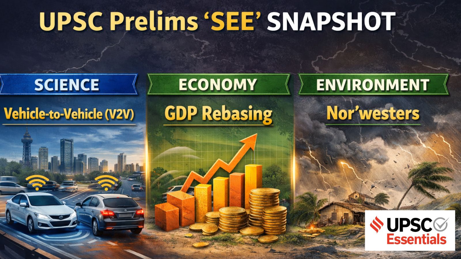 UPSC Prelims ‘SEE’ Snapshot : Talking cars, GDP rebasing and Nor ...