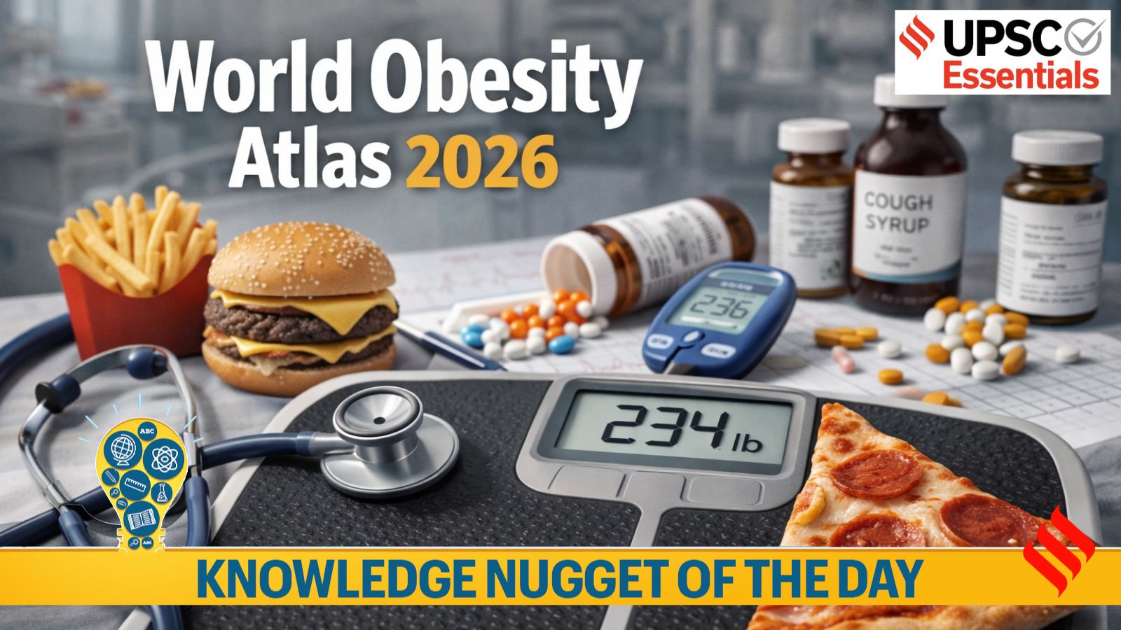 Knowledge Nugeet: World Obesity Atlas 2026-UPSC-Health