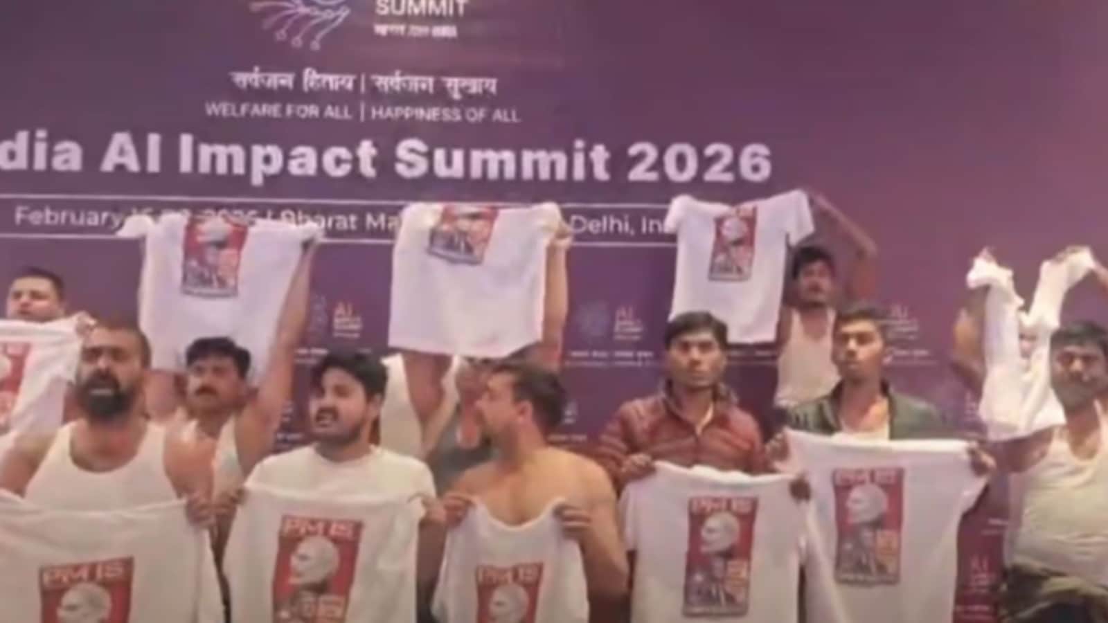 AI Summit 'shirtless protest': How plan was hatched at South Delhi ...