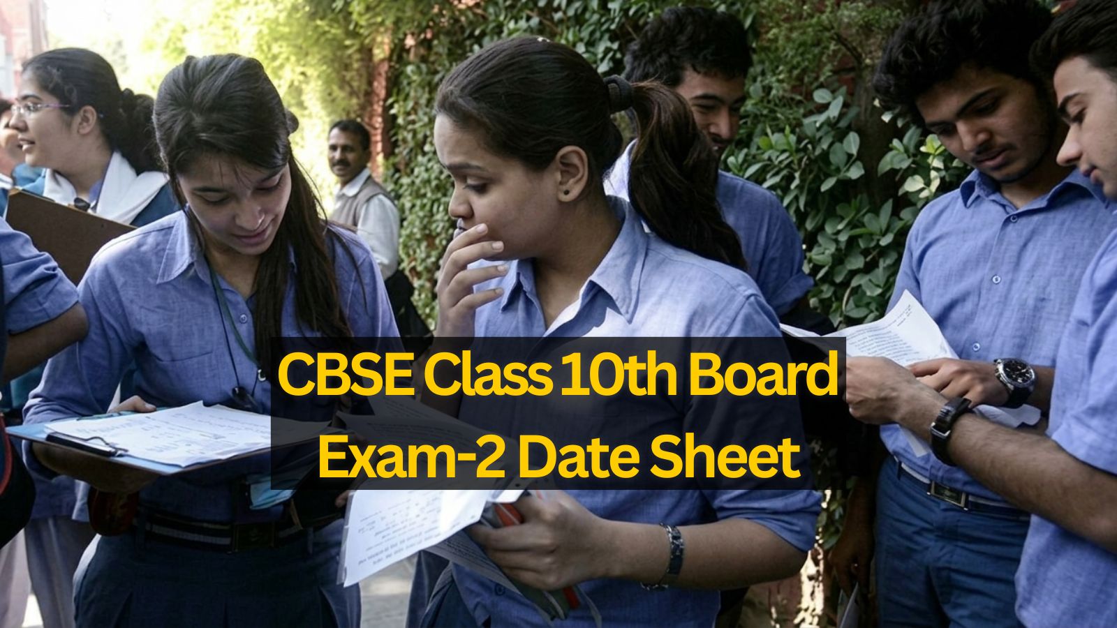 CBSE Class 10th Second-Board Exam 2026 Timetable Out: Exams begin on ...