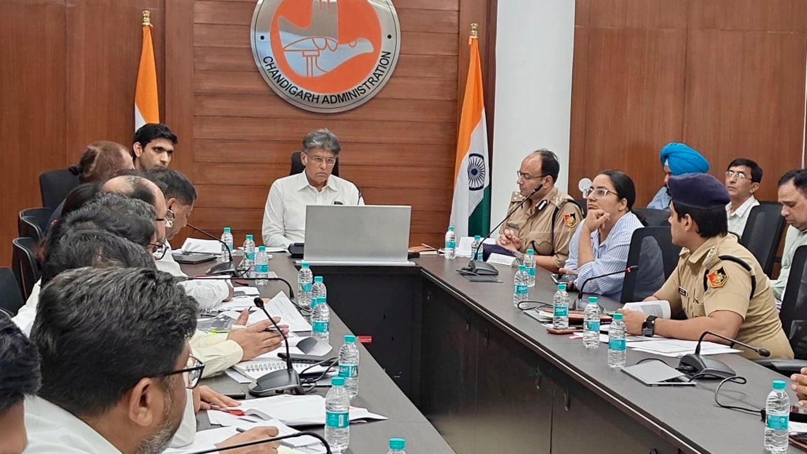 District road safety meeting held under chairmanship of MP Tewari ...