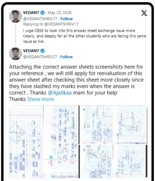 Vedant’s ‘corrected’ Physics answer-book has signs of offline checking ...