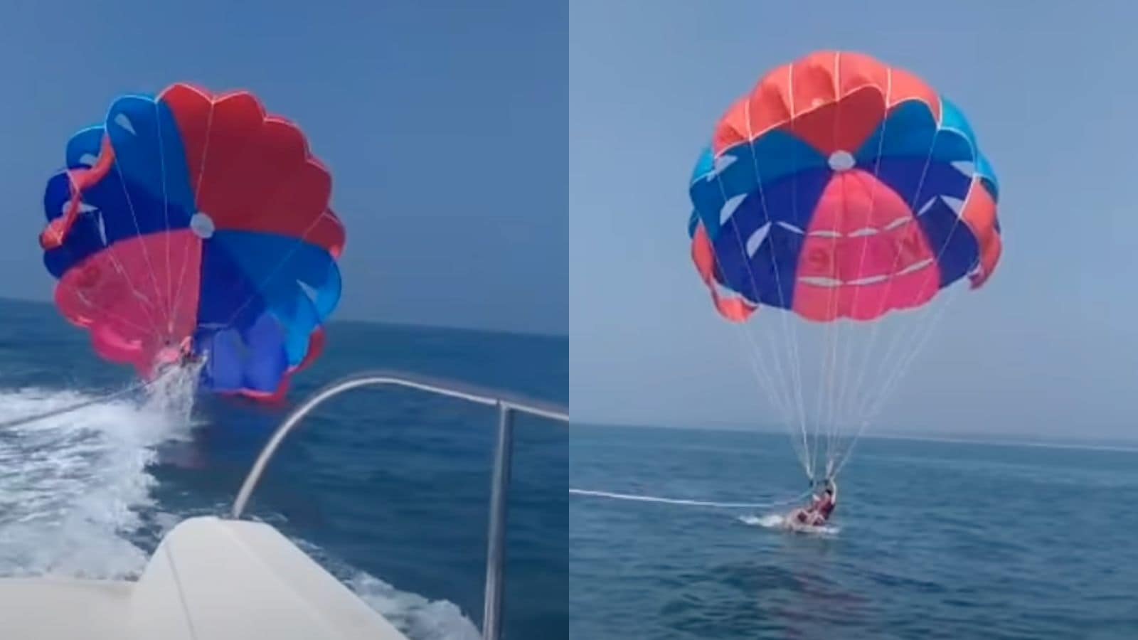 Parasailing scare in Goa: Woman warns of safety risks after sea fall