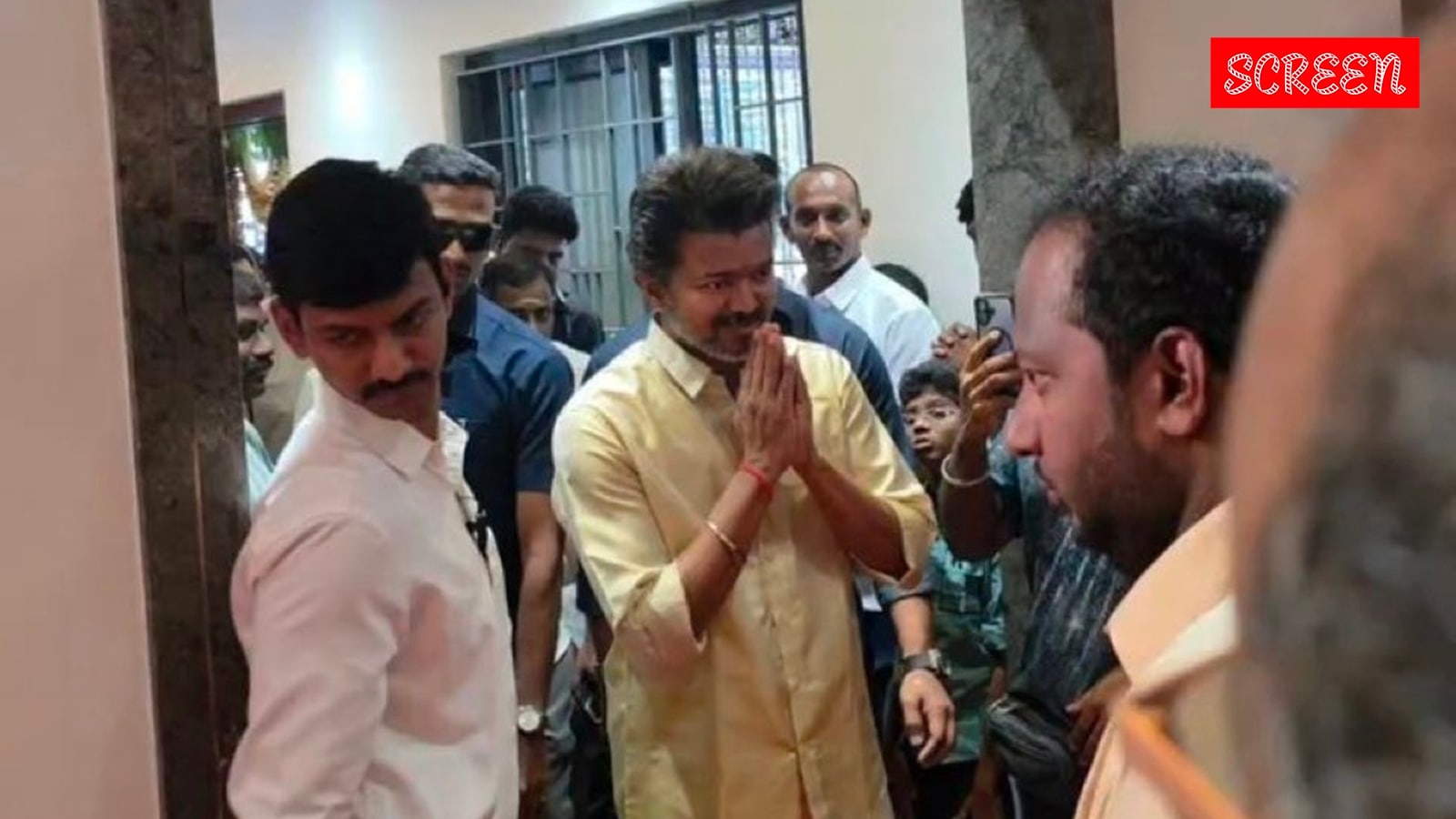 CM Vijay swaps signature suit for traditional veshti at manager’s ...