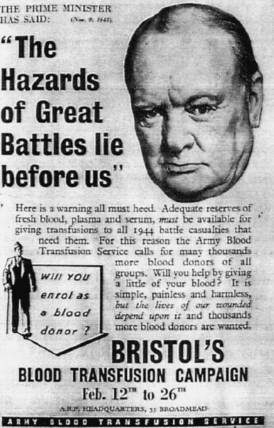 How World War horrors advanced blood donation science | Research News ...
