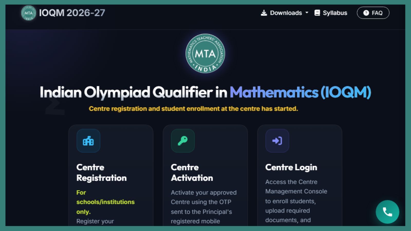IOQM 2026 registration begins for Math Olympiad qualifiers at ioqm.mtai ...