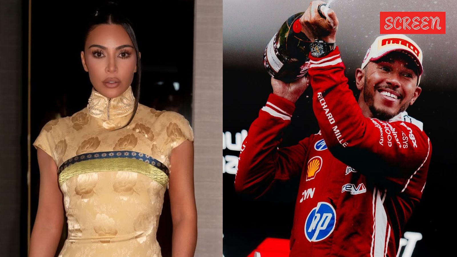 Lewis Hamilton’s kiss for Kim Kardashian after Monaco podium finish ...