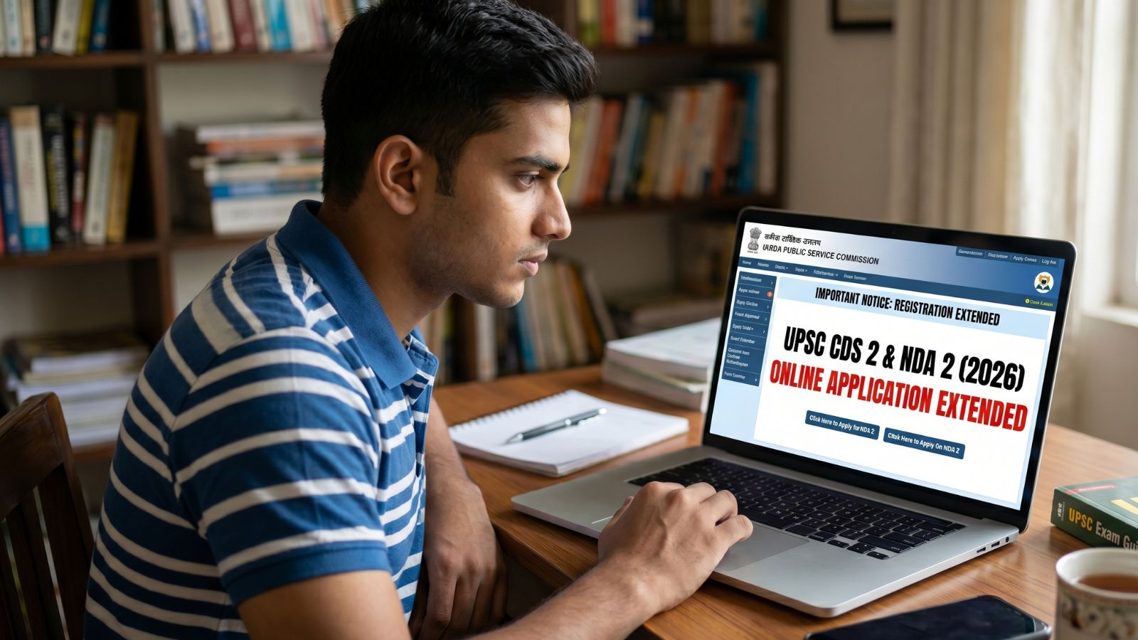 UPSC CDS 2, NDA 2 registration extended, last date to register June 11