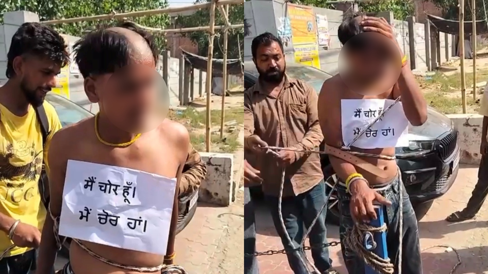 ‘I am thief’ written on chest, head shaved: Mob assaults man in Punjab ...