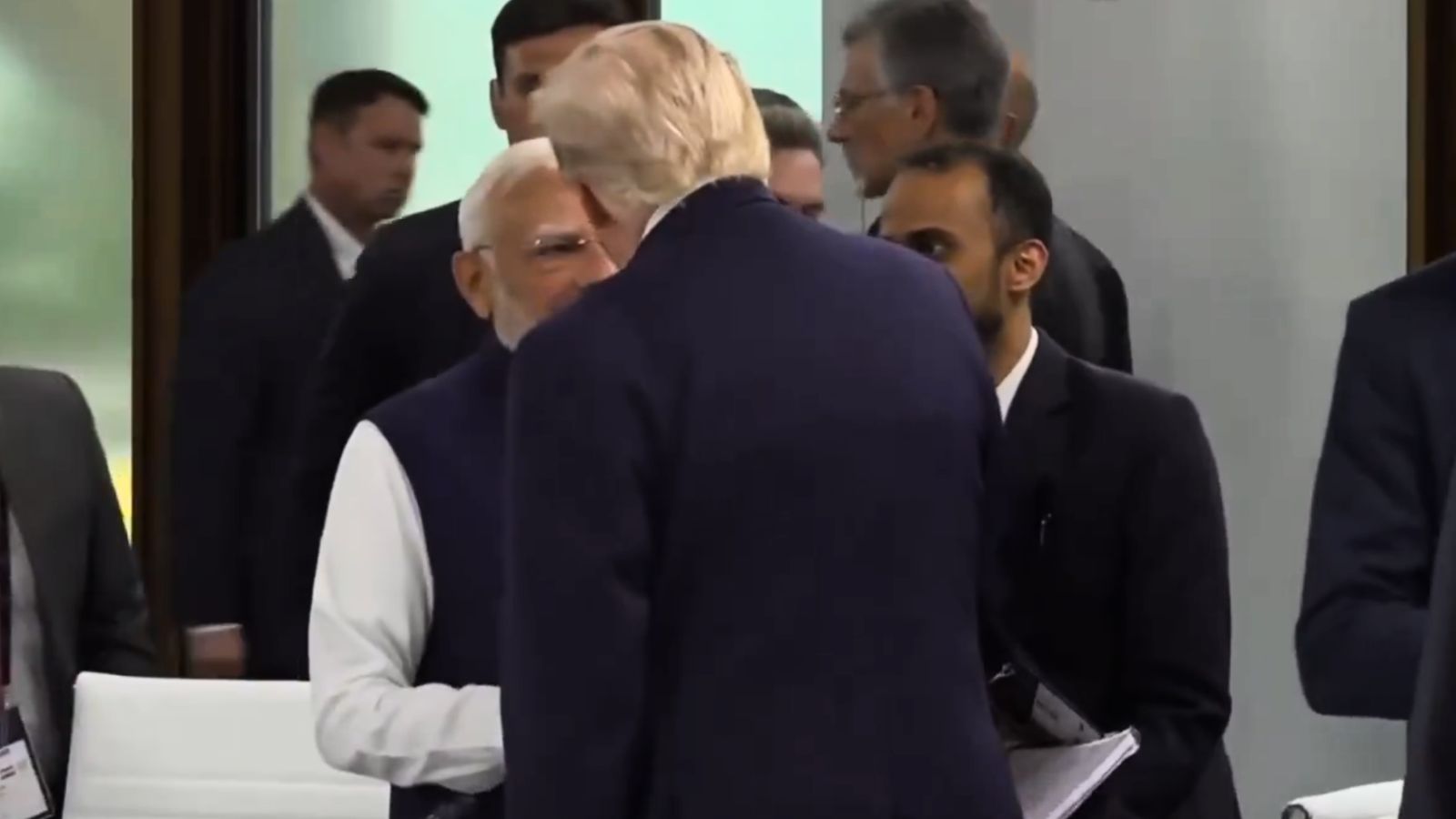 PM Modi-Trump handshake, Telegram blocked in India — The Indian Express ...