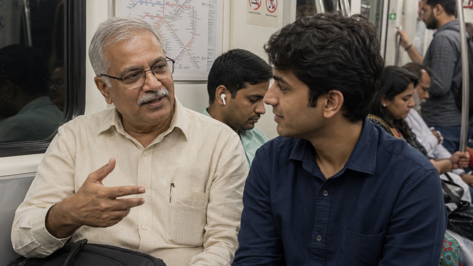 Retired man spends his entire day riding the metro; his reason inspires ...